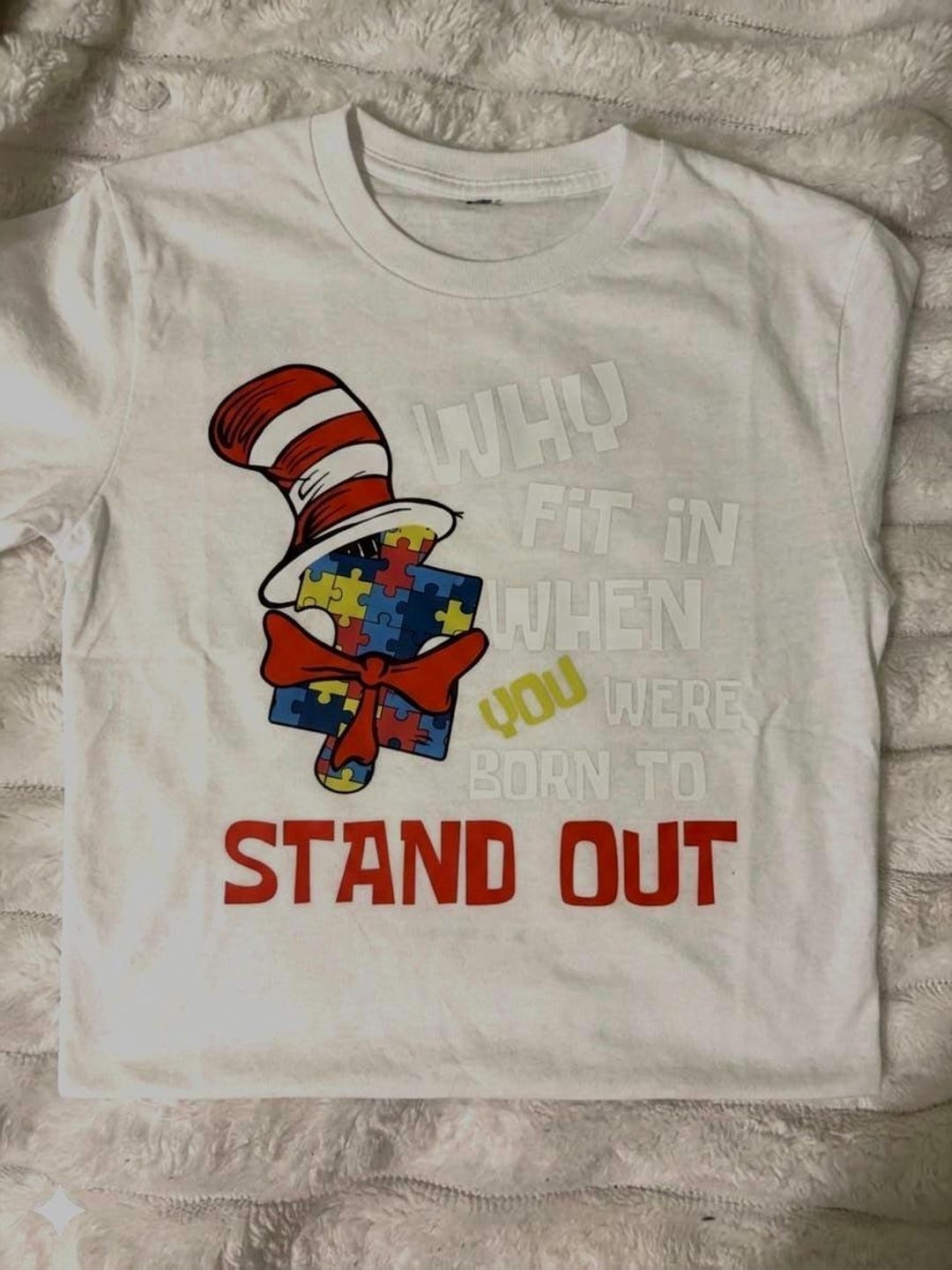 Autism Shirt - Cat in the Hat - Etsy