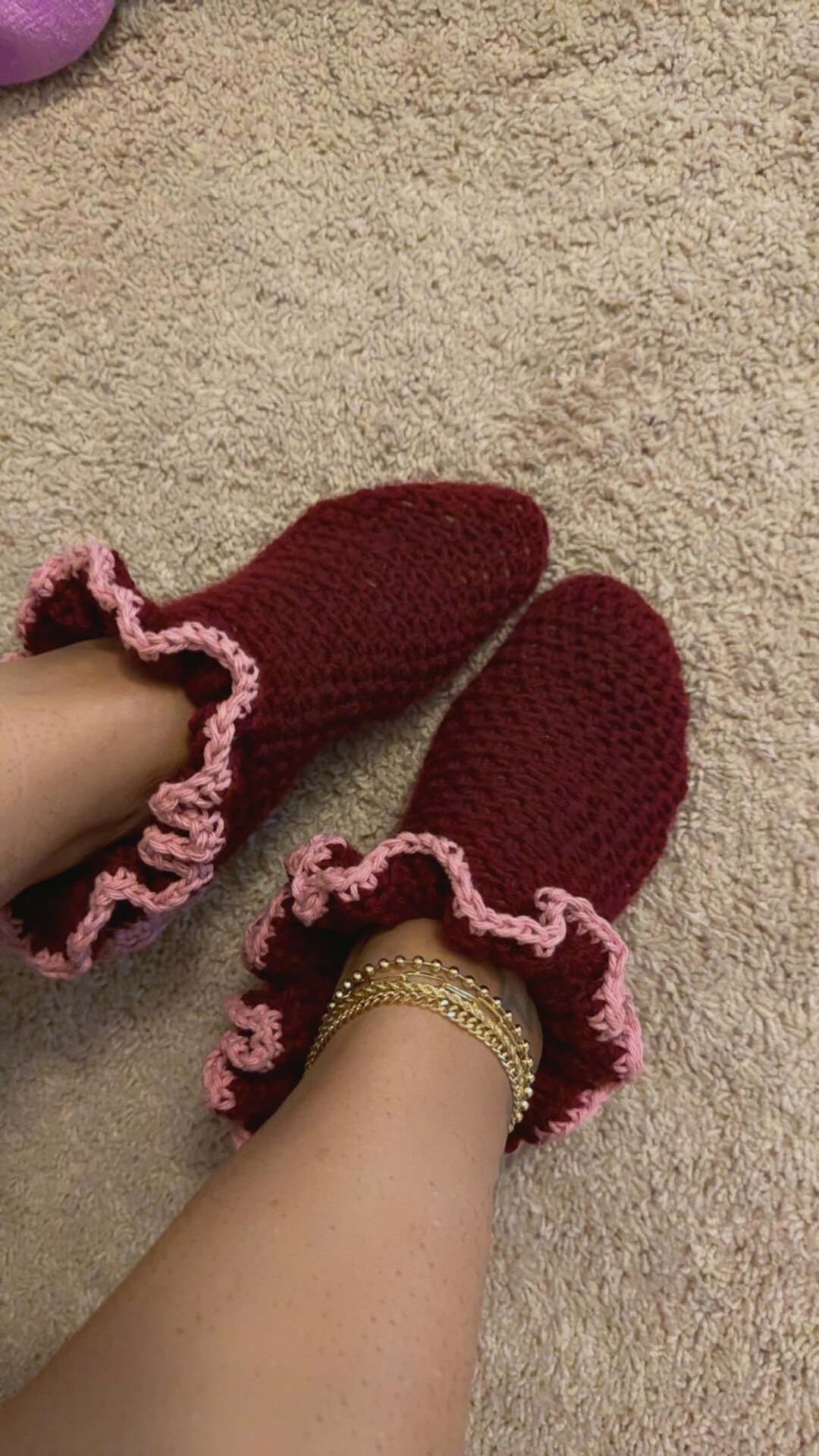 Crochet Ruffle Socks | Choose a Color for Soft Handmade Socks! - Etsy