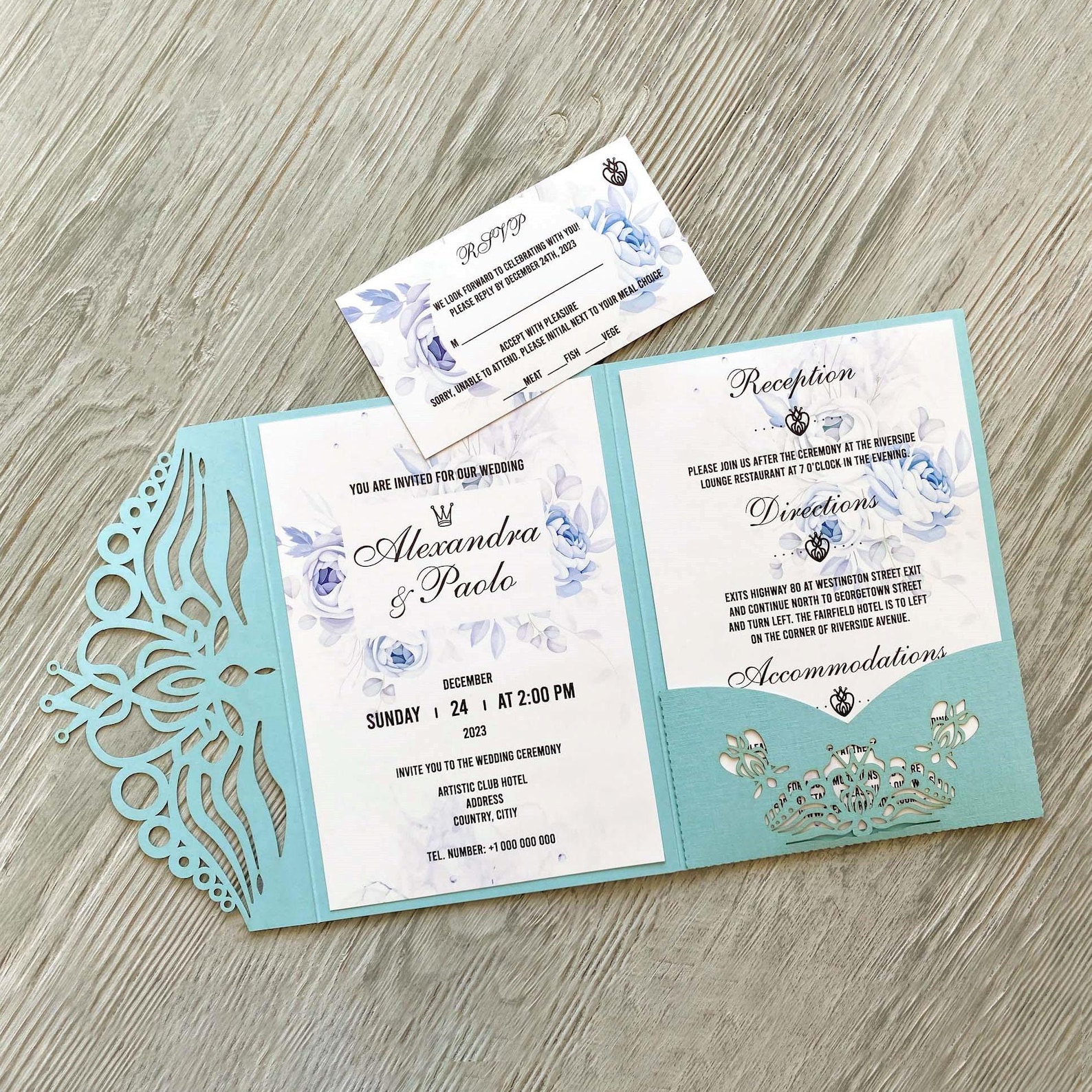 Queen Crown Invitation Template Svg 5x7, Cricut Quinceanera Tri-fold ...