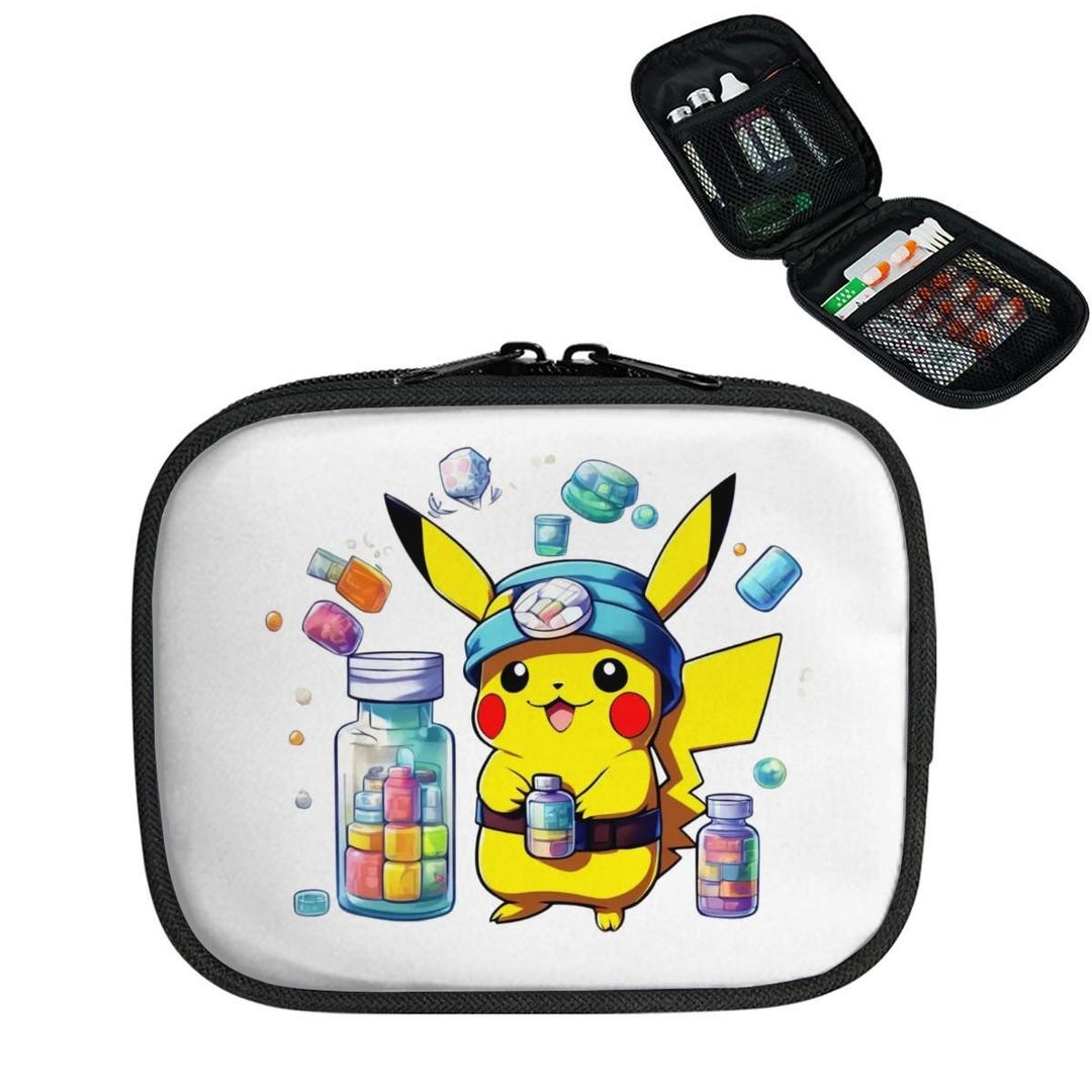 Pokemon Pikachu Travel Medicine Kit High Quality Fabric Comfortable and ...