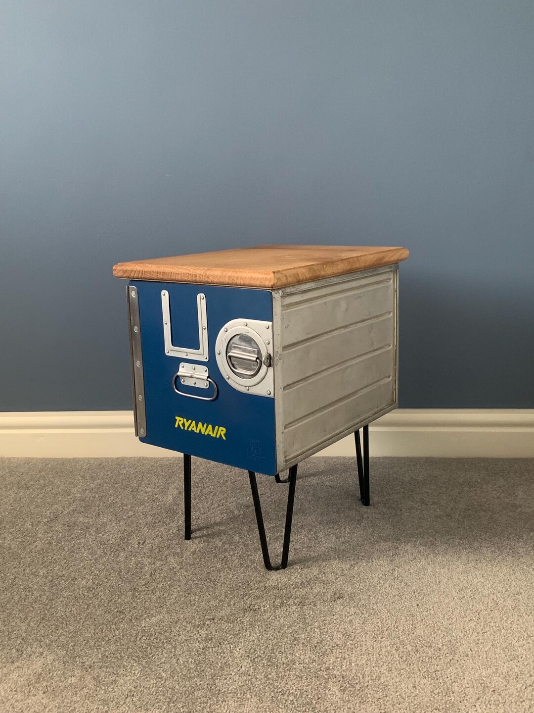 Ryanair Galley Box Table Boeing 737 Upcycled Aviation Coffee End Table ...