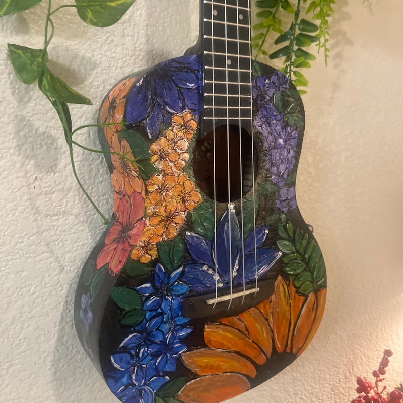 Painted Ukulele - Etsy