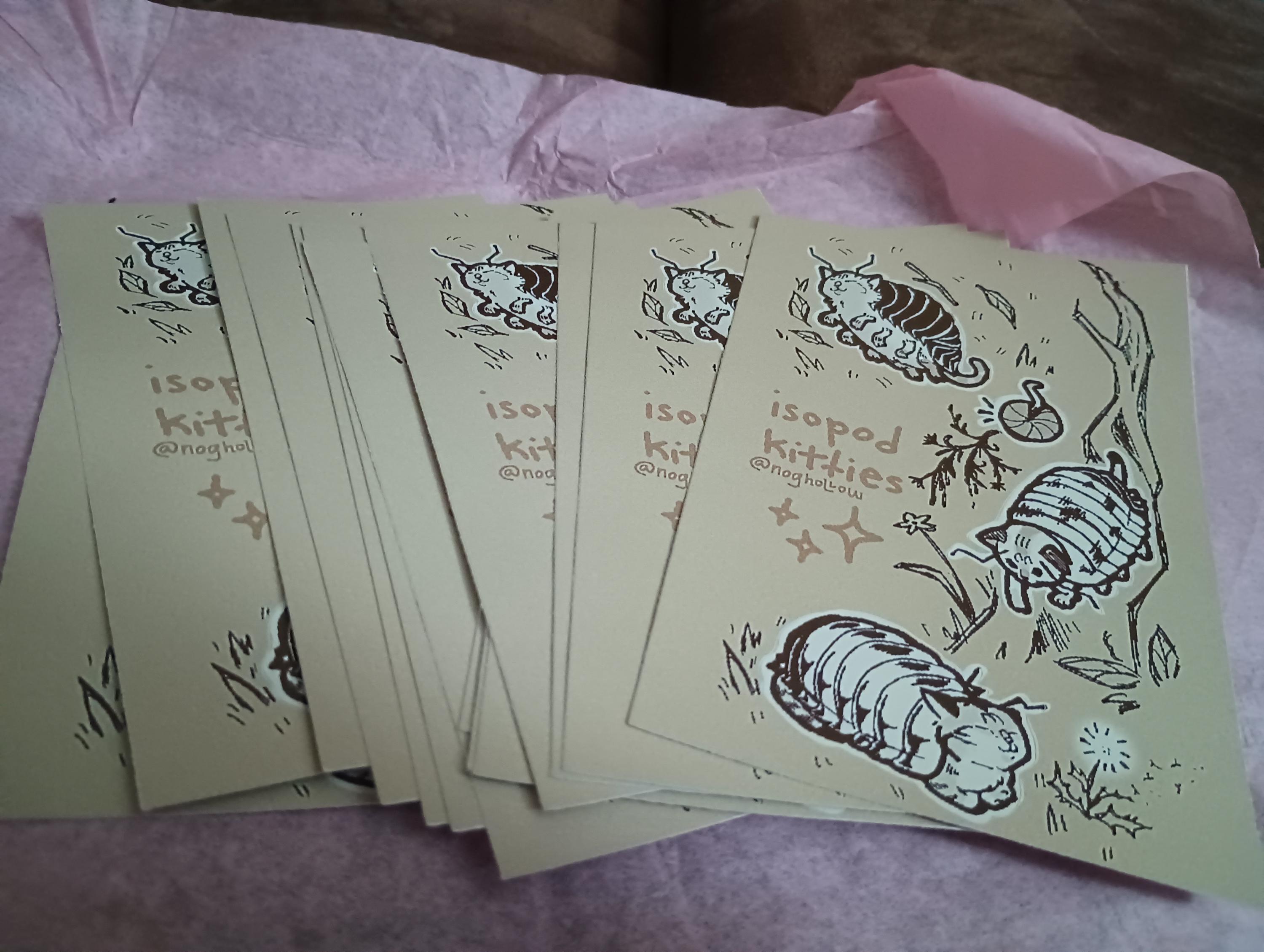Isopod Kitty Cat Sticker Sheet - Etsy