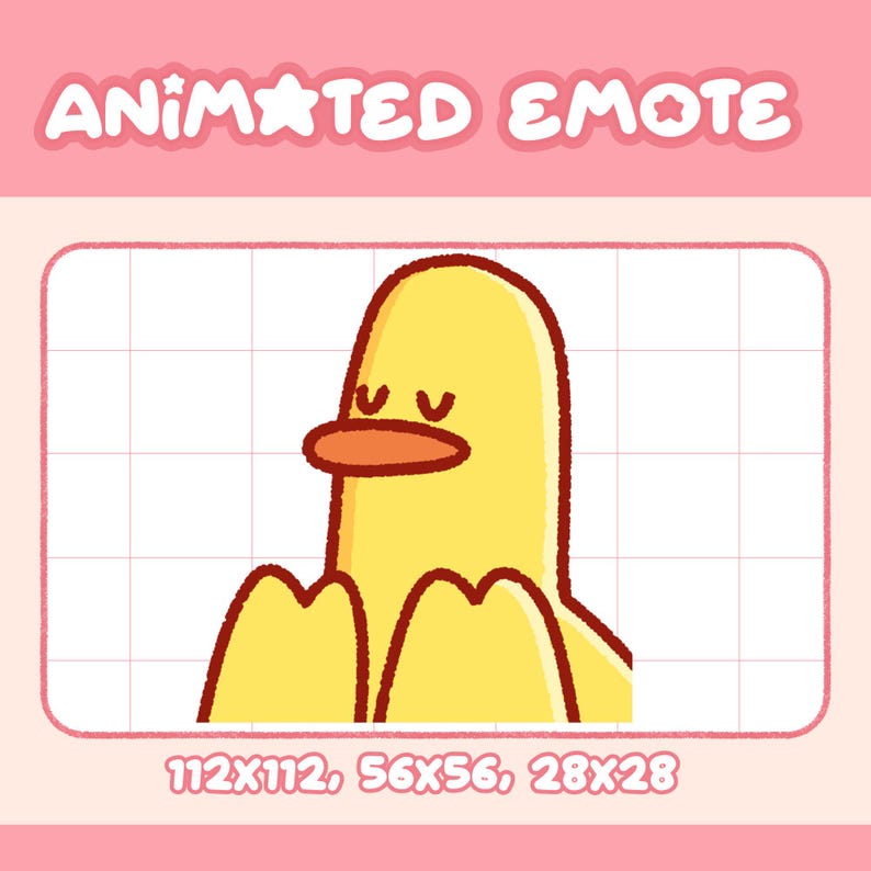 Twitch Animated Emote-hand Clapping Emote-applause Emote-duck Emote ...