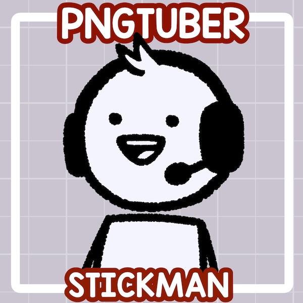 Stickman vtuber model - Etsy.de