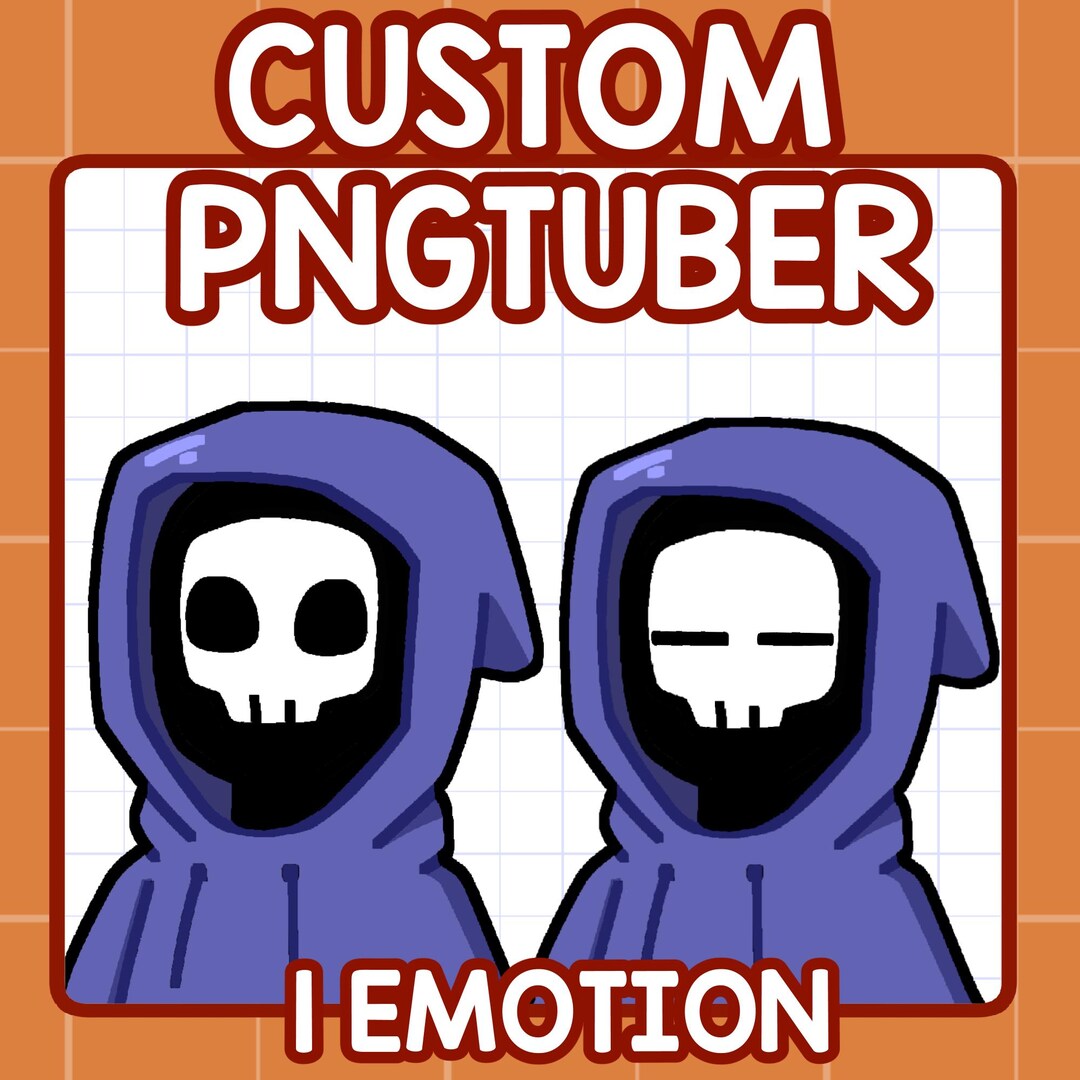 Custom Pngtuber Model, Pngtuber Commission Twitch, Veadotube Ready ...