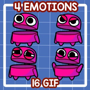 Pink Repo Pngtuber: Ready-to-use Veadotube Mini Emotes (digital ...