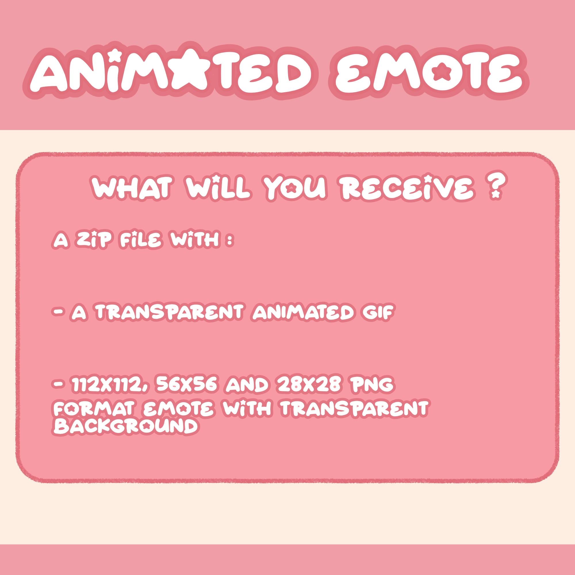 Emote Animée Twitch / Emote Chat / 2 Chats S'embrassant / Discord ...