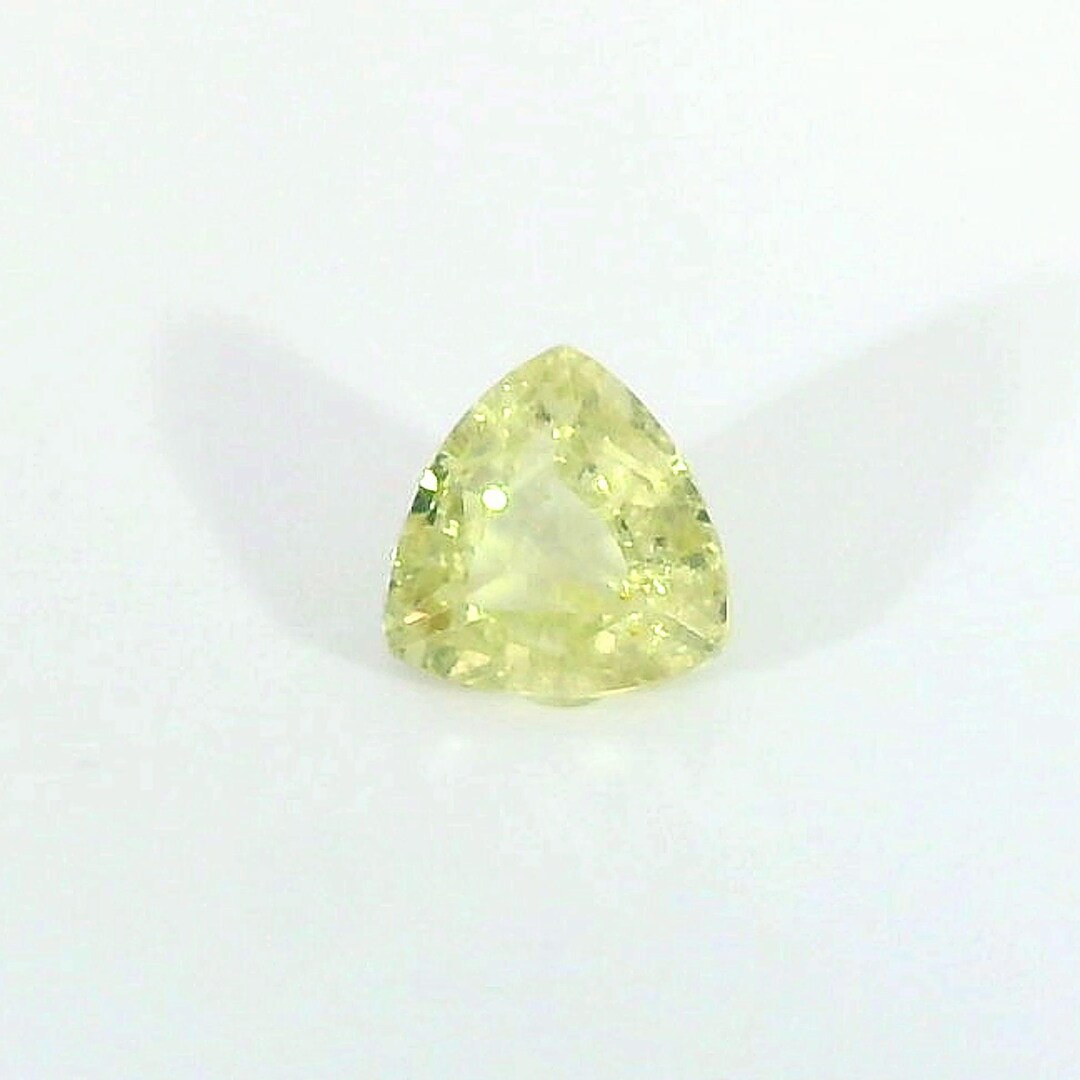 0.38crt Natural CHRYSOBERYL 'trillion' Cut "genuine Chrysoberyl Fine ...