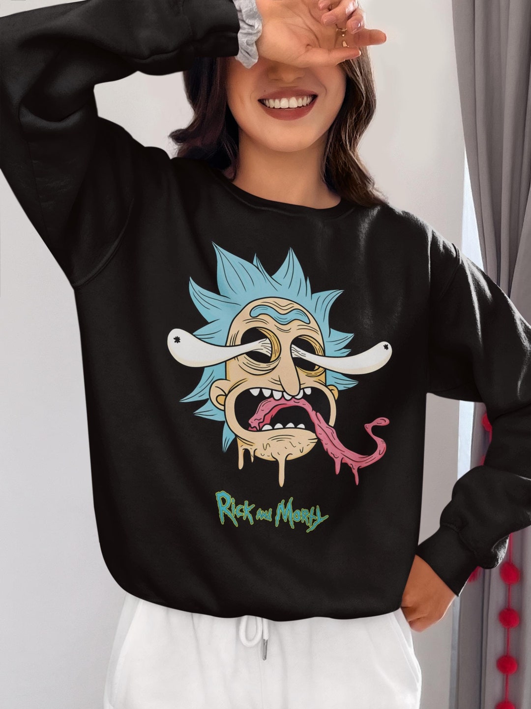 Rick and Morty Sweatshirt, Professor Rick Sweater, Funny Rick Morty ...