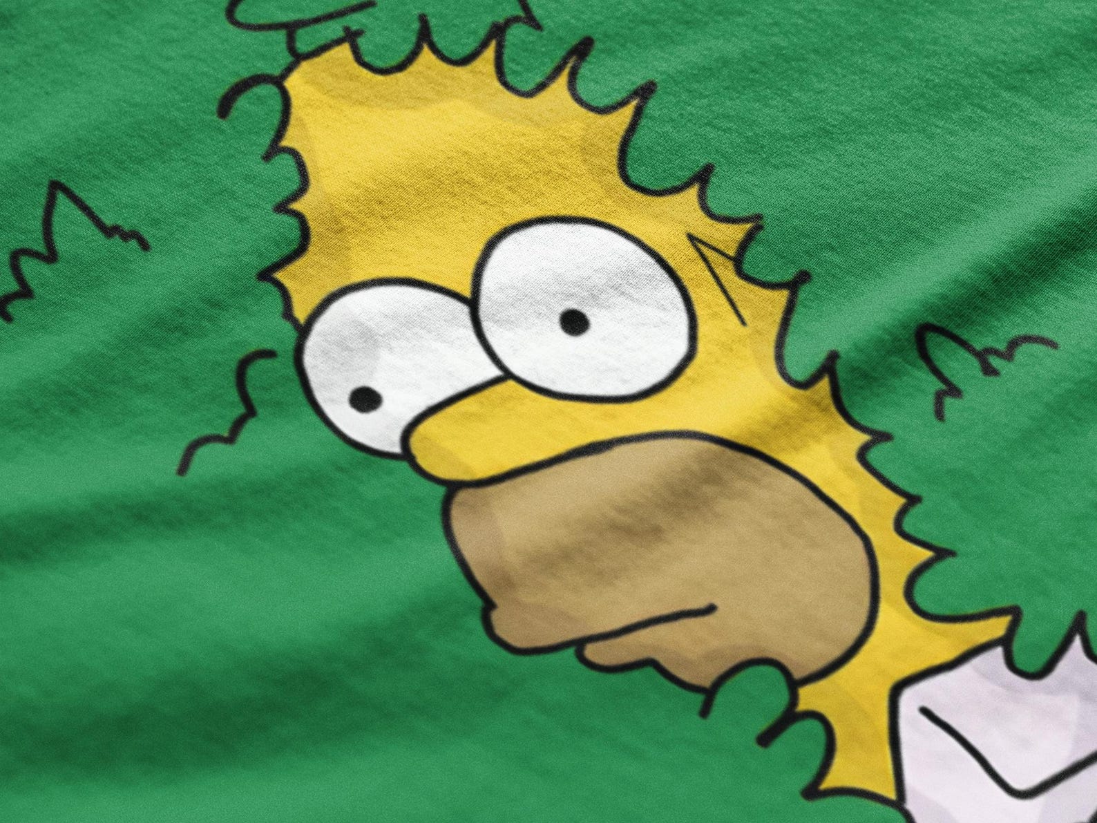 The Simpsons Sweatshirt, Homer Simpson in the Bushes Shirt, Funny Homer ...