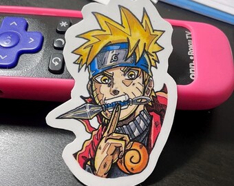 Super Cute Naruto Theme Die-cut Sticker – 2x2 Anime Style for Fans and ...