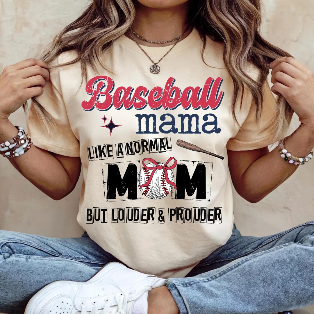 Baseball Mama Png, Girly Baseball Png, Cheer Baseball Mom Png, Retro ...