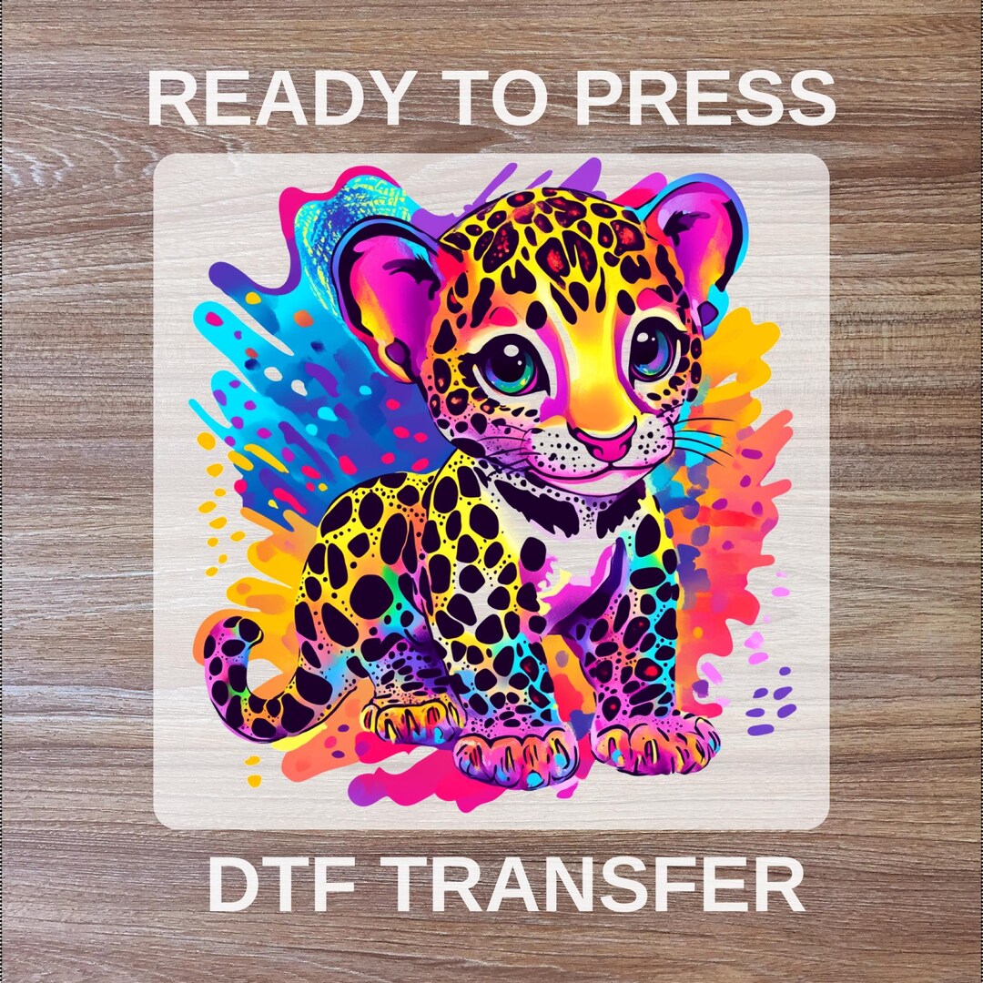90s Tiger Graphic DTF Transfer: Vintage Style, Ready to Press - Etsy