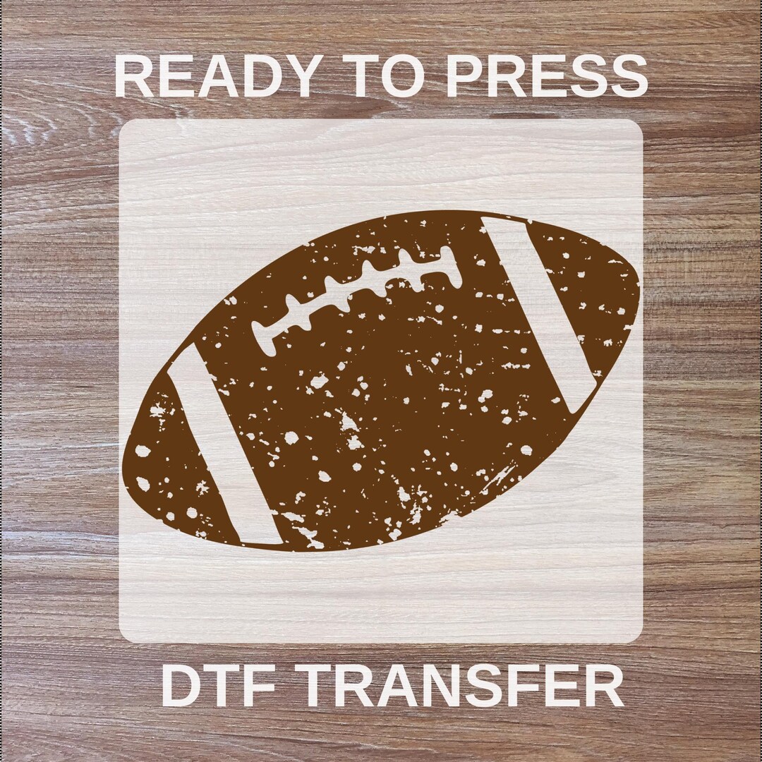 Retro Football DTF Transfer: Ready to Press Heat Transfer - Etsy