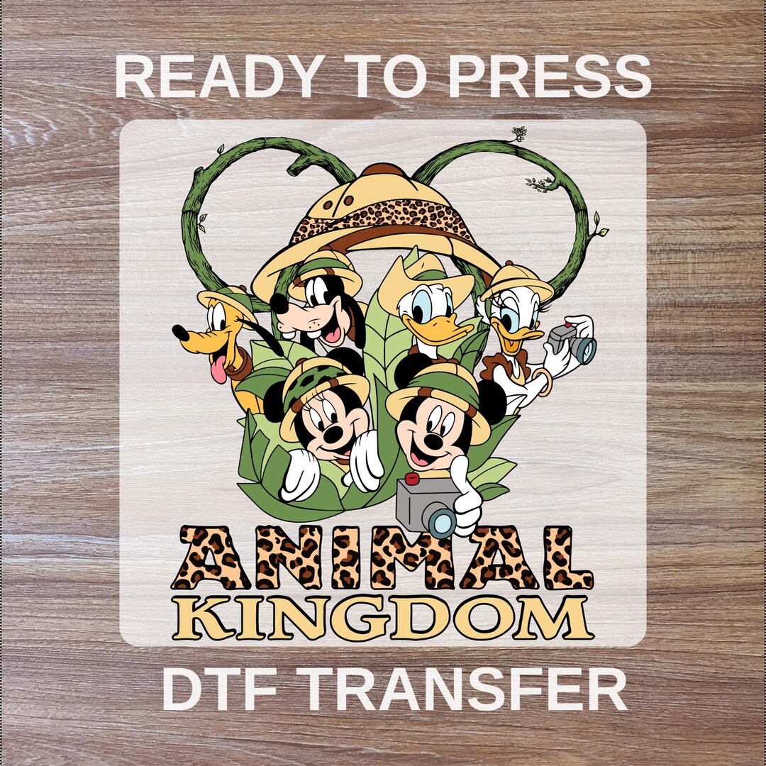Disney Animal Kingdom DTF Transfers, Disney Vacation Ready to Press ...