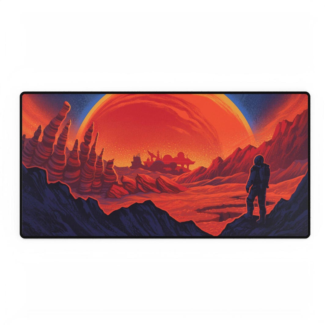 Starfield Gaming Desk Mat: Galaxy Extended Mouse Pad - Etsy