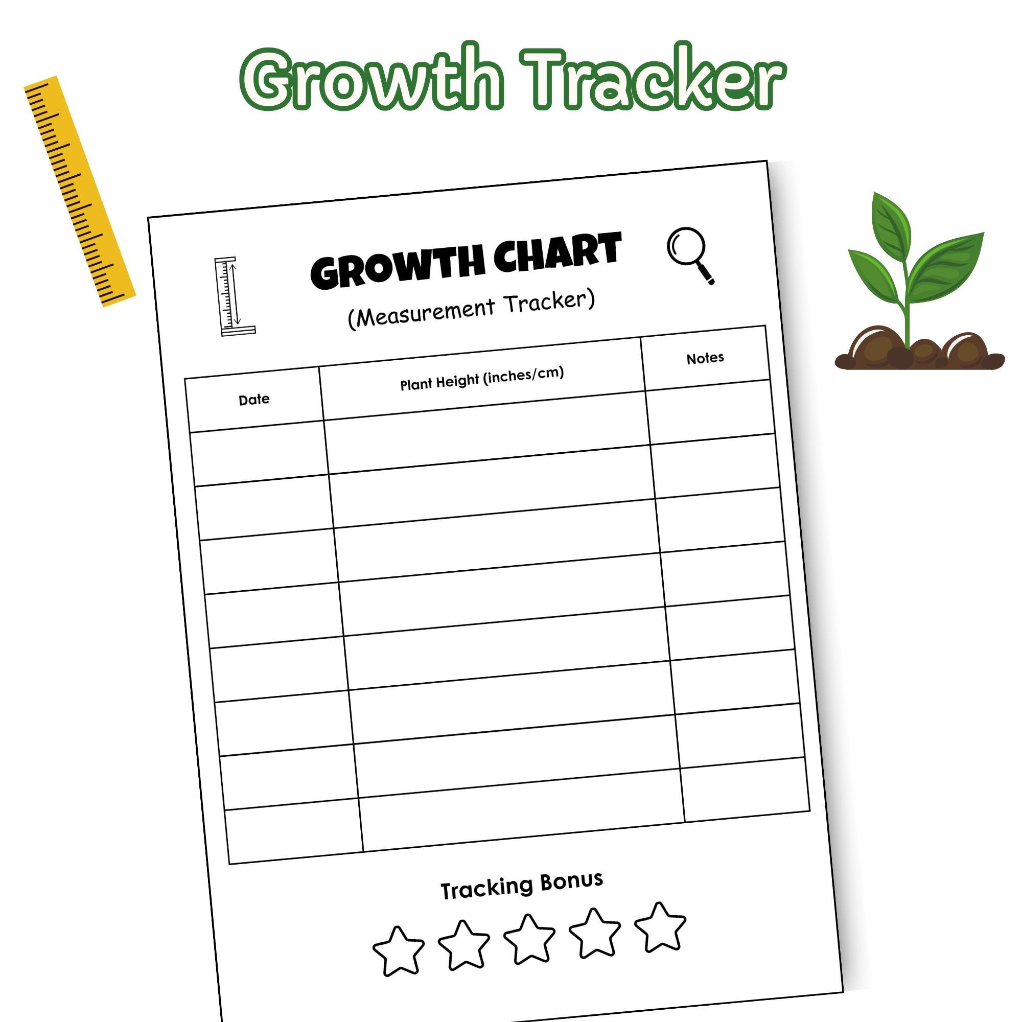 Plant Growth Journal for Kids - Printable STEM Activity - Spring ...