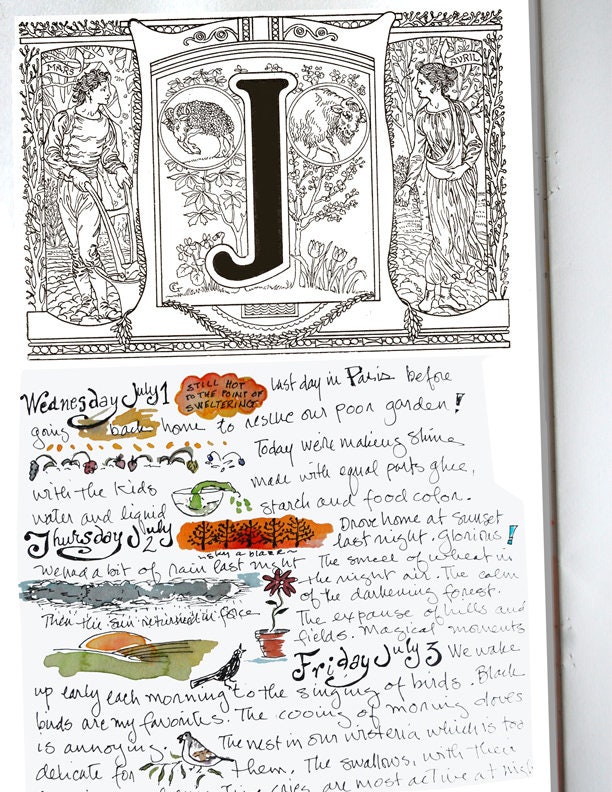 Illuminated Manuscript Letters Classic Illustrations Decorated Initials ...