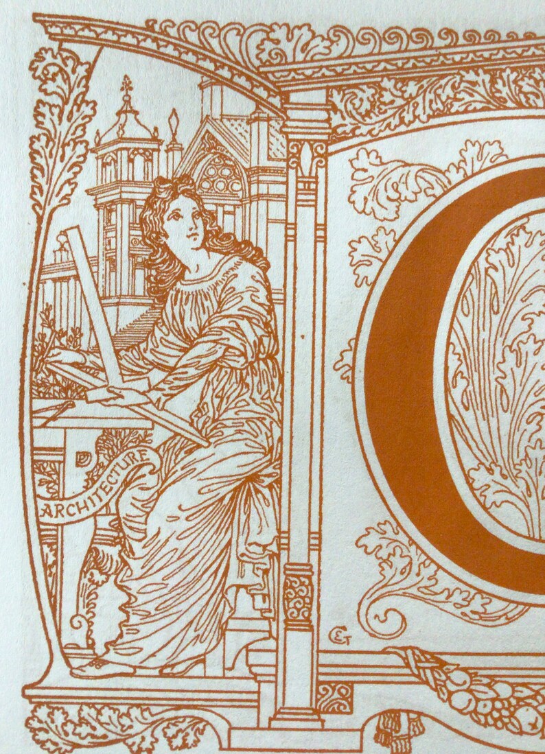 Illuminated Manuscript Letters Classic Illustrations Decorated Initials ...