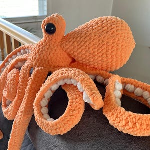 Handmade Plush Octopus | Crochet Octopus Toy | Soft Giant Octopus ...