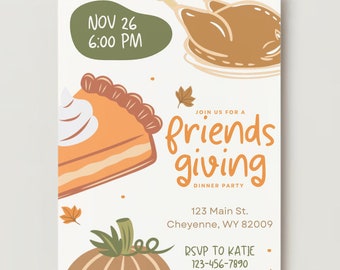 Friendsgiving Invitation - Etsy