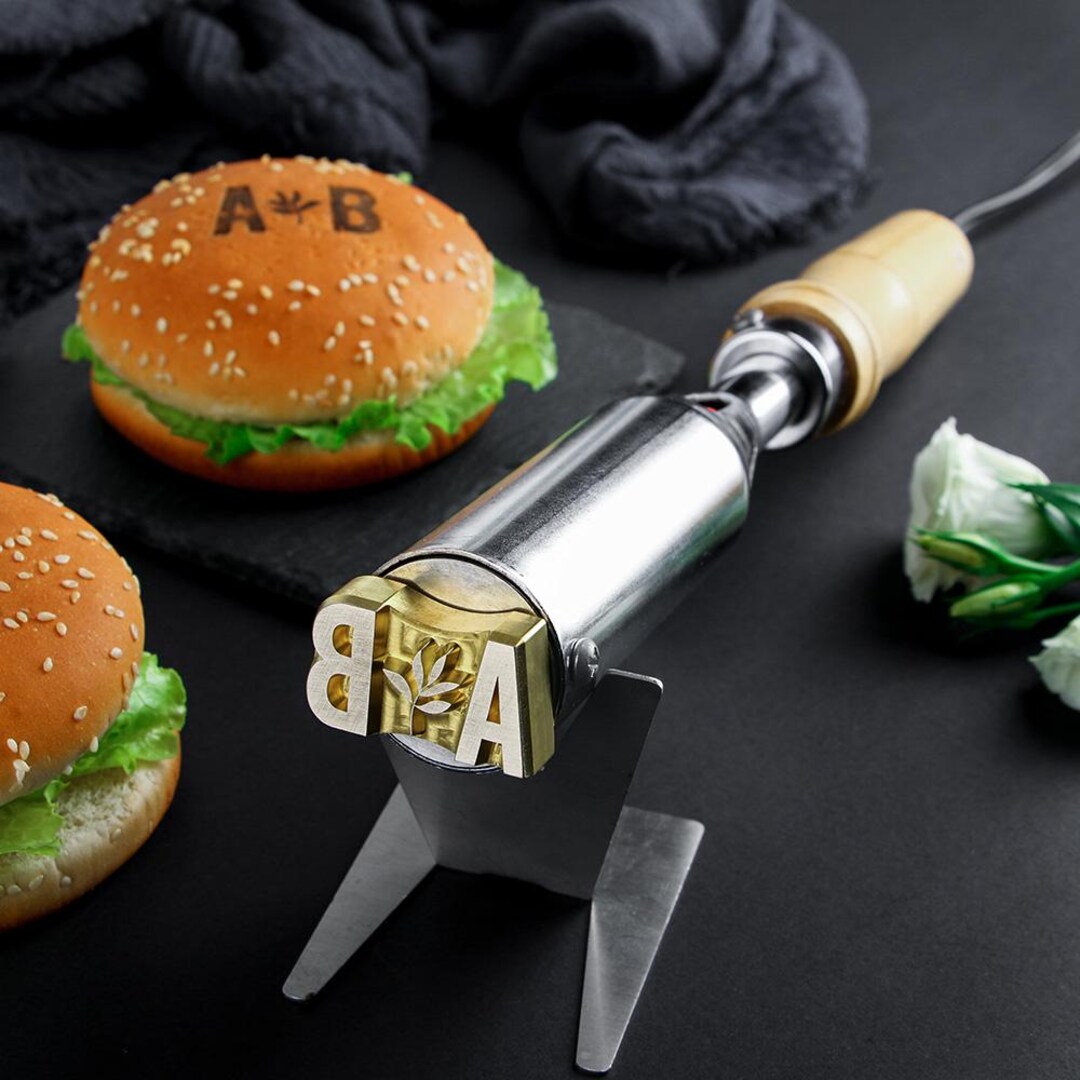Custom Burger Stamp, Custom Bread Stamp, Custom Sourdough Bread ...