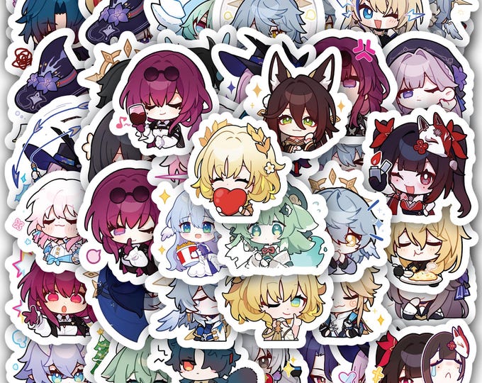 Honkai Star Rail HSR Passenger Train Vinyl Waterproof Stickers (sets ...
