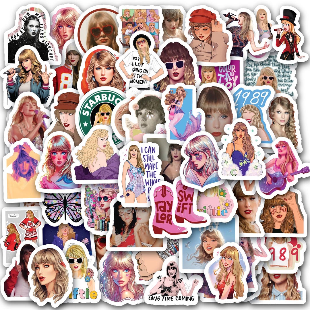 60pcs Pop Singer Waterproof Vinyl Stickers – Music & Style Decals for ...