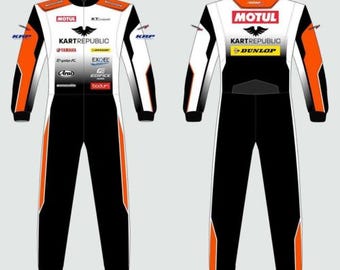 Custom Made Go Kart Racing Suit CIK/FIA Level-2 Approved With Digital Sublimation Printing ...