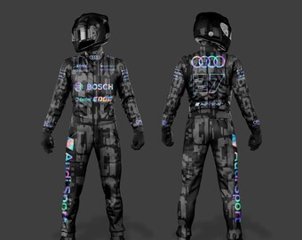 Custom Made Go Kart Racing Suit CIK/FIA Level-2 Approved With Digital Sublimation Printing ...