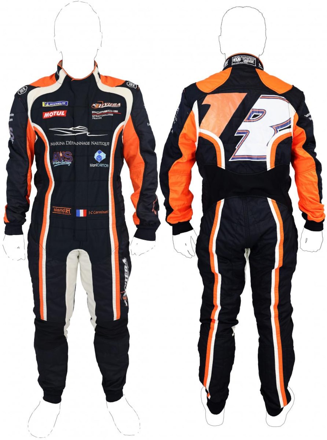 Custom Made Go Kart Racing Suit CIK/FIA Level-2 Approved With Digital Sublimation Printing ...