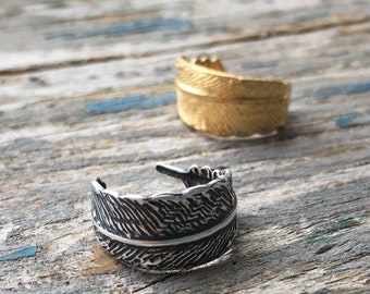 Gold Oak Leaf Ear Cuff Earring Nature Woodland Forest Rustic | Etsy