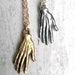Hand Necklace Silver Hand Amulet Pendant Gold Hand Necklace Gift for ...