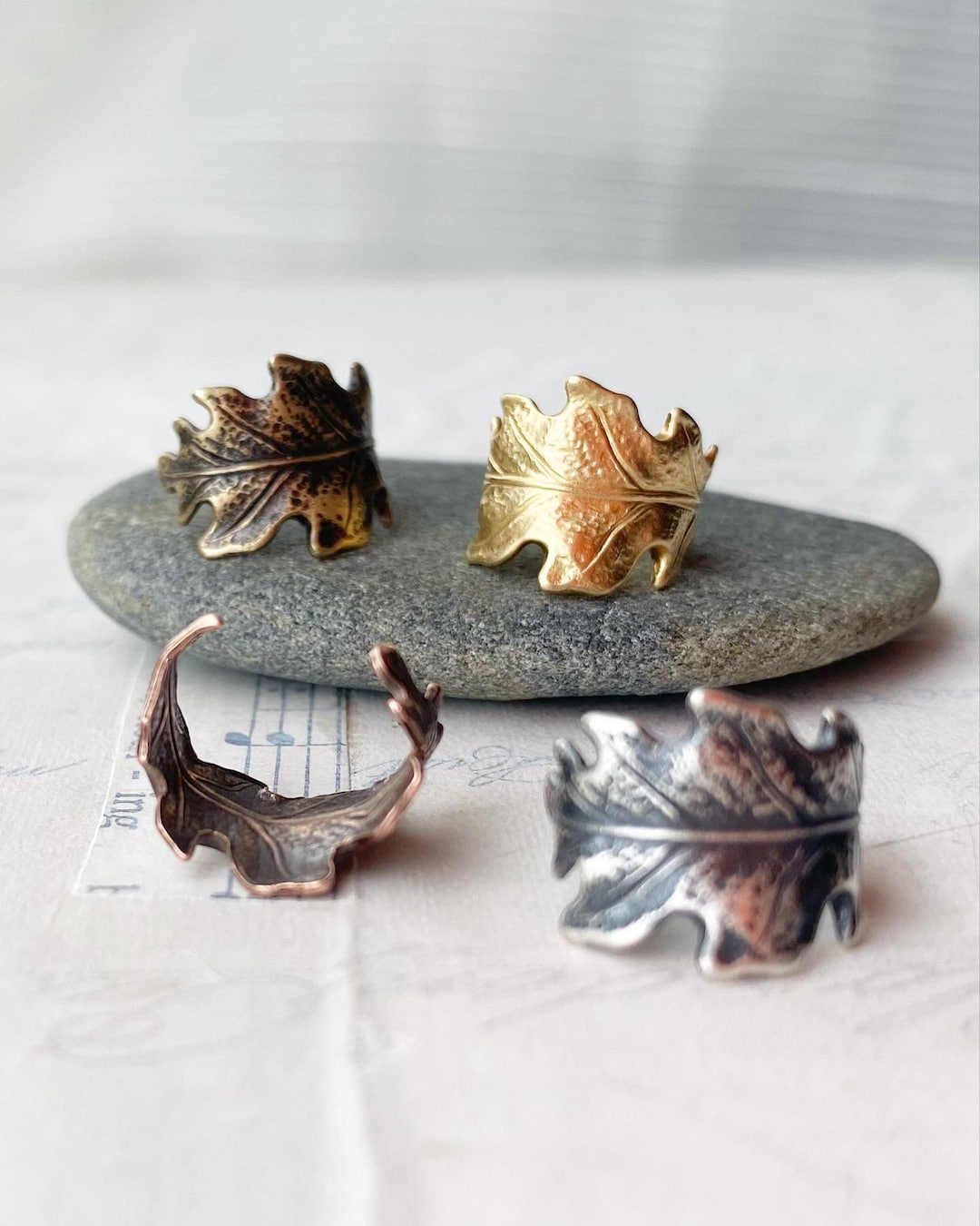 Oak Leaf Ear Cuff: Rustic Woodland Fairy Earring - Etsy
