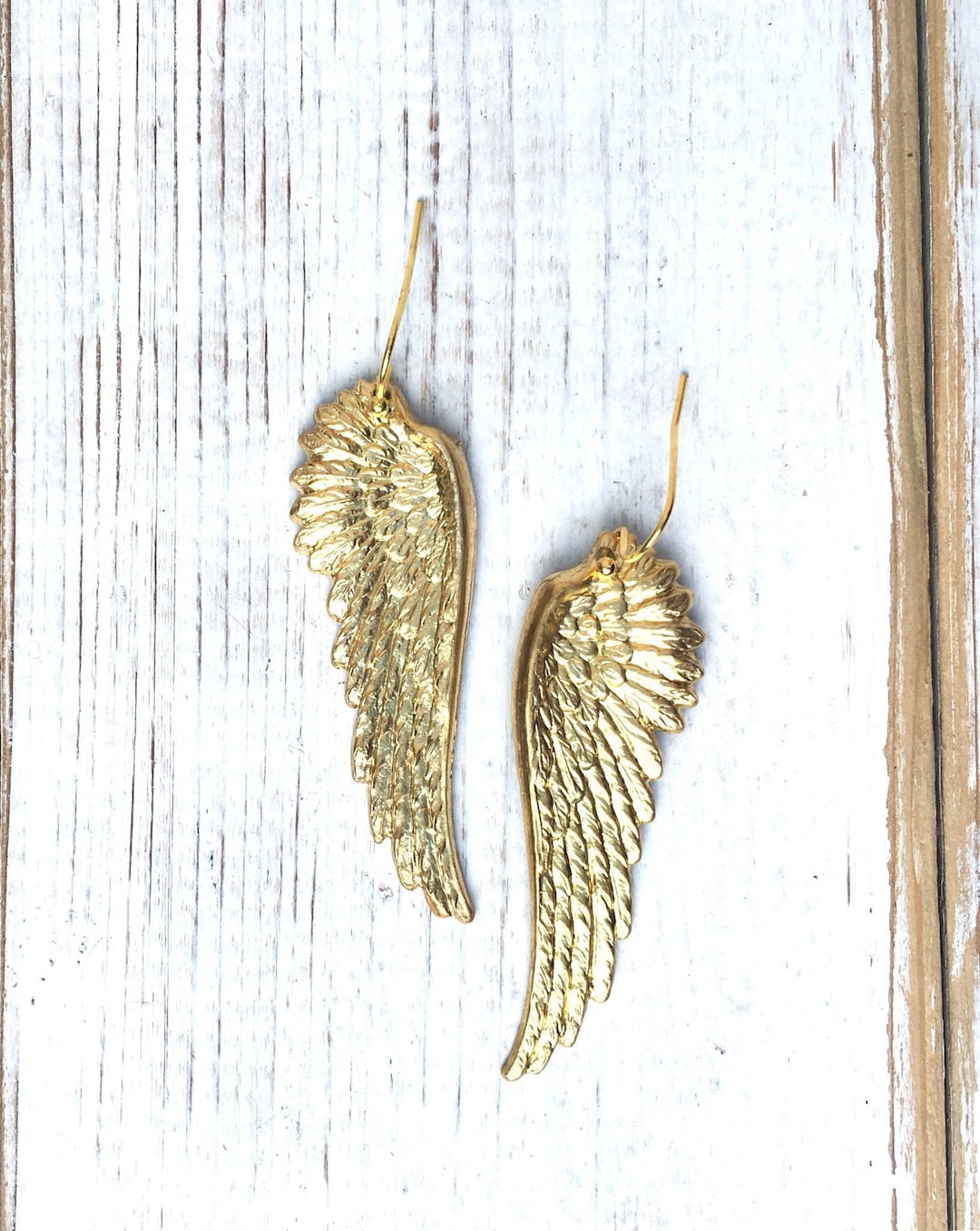 Gold Wing Earrings Gold Angel Wings Guardian Angel Jewelry Woodland ...