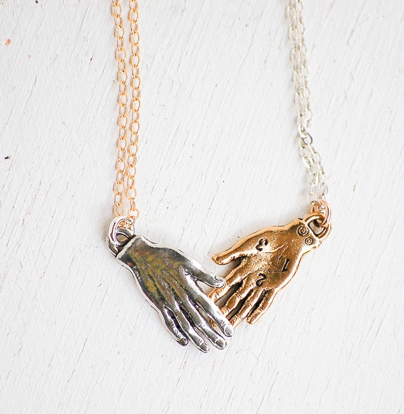 Hand Necklace Gold Hand Amulet Pendant Gold Hand Necklace Gift - Etsy