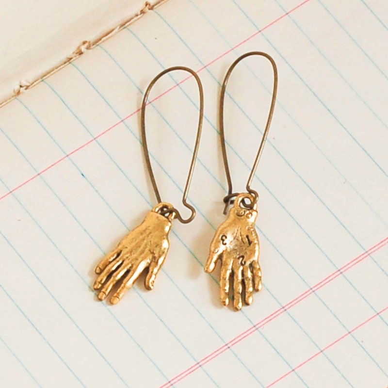 Hand Earrings - Etsy