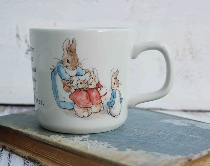 Beatrix Potter's PETER RABBIT Mug, Plate & Bowl Set Wedgwood - Etsy