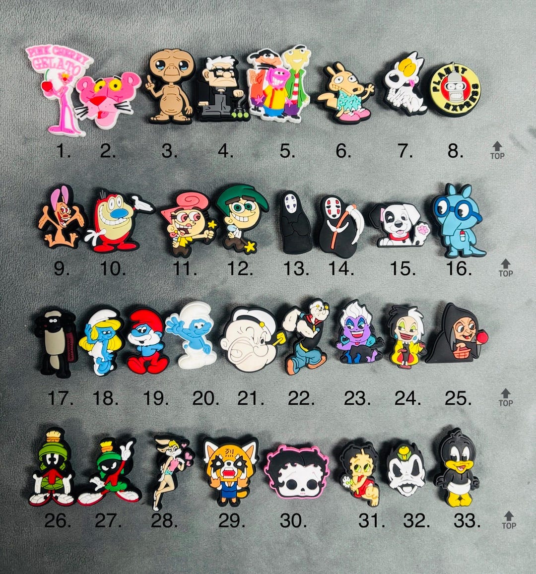 Shoe Charms Croc Charms Fit Crocs Cute Anime Style Kids Aduls ...