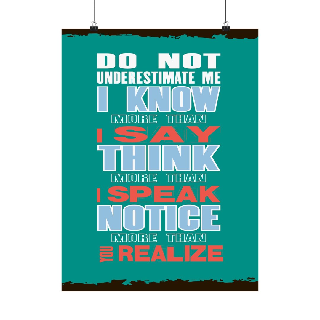 Motivational Vertical Poster, Wall Art, 18x24 Inches, Positive Quote ...