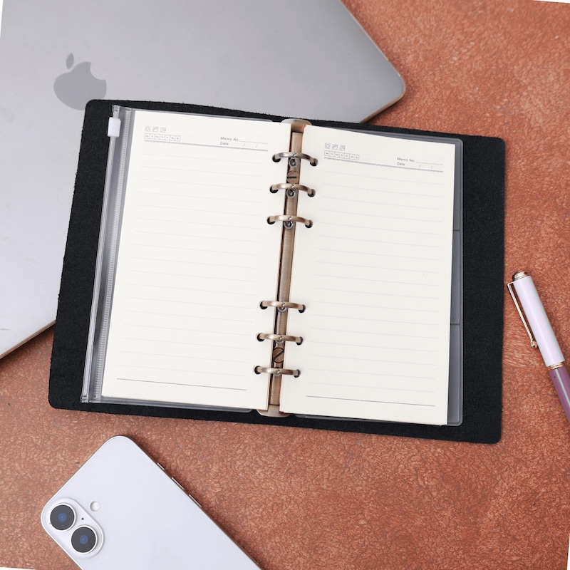 Dark Brown A6 Planner - Etsy