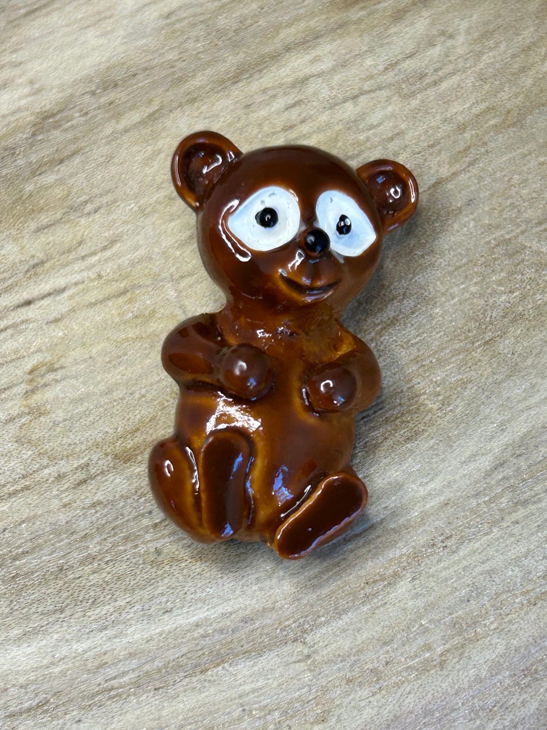 Vintage Gerry’s Brown Bear Brooch - Etsy