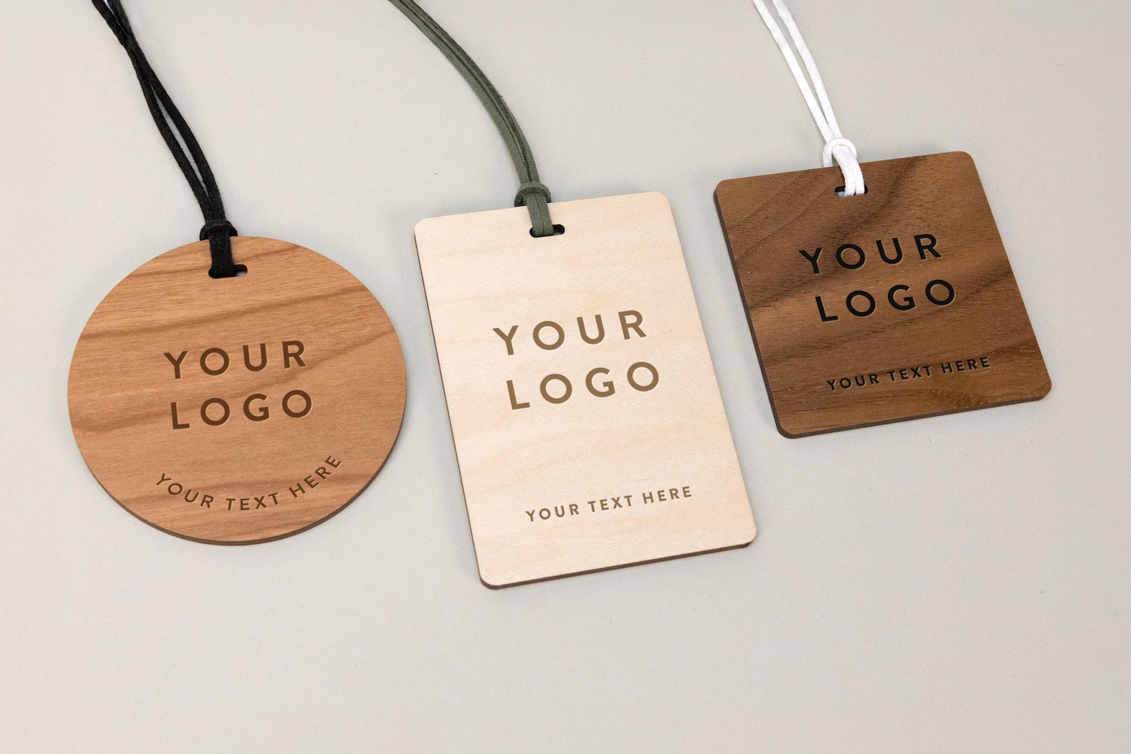 Engraved Wood Tags, Custom Tag With Logo, Bag Tag, Luggage Tag, Gift ...