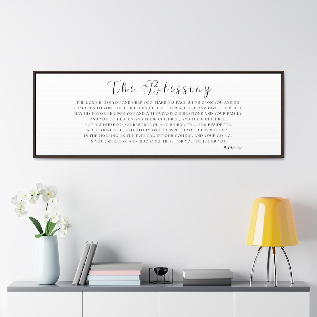 Christian Church Song Gallery Canvas Wrap, Kari Jobe Blessing Wall Art ...