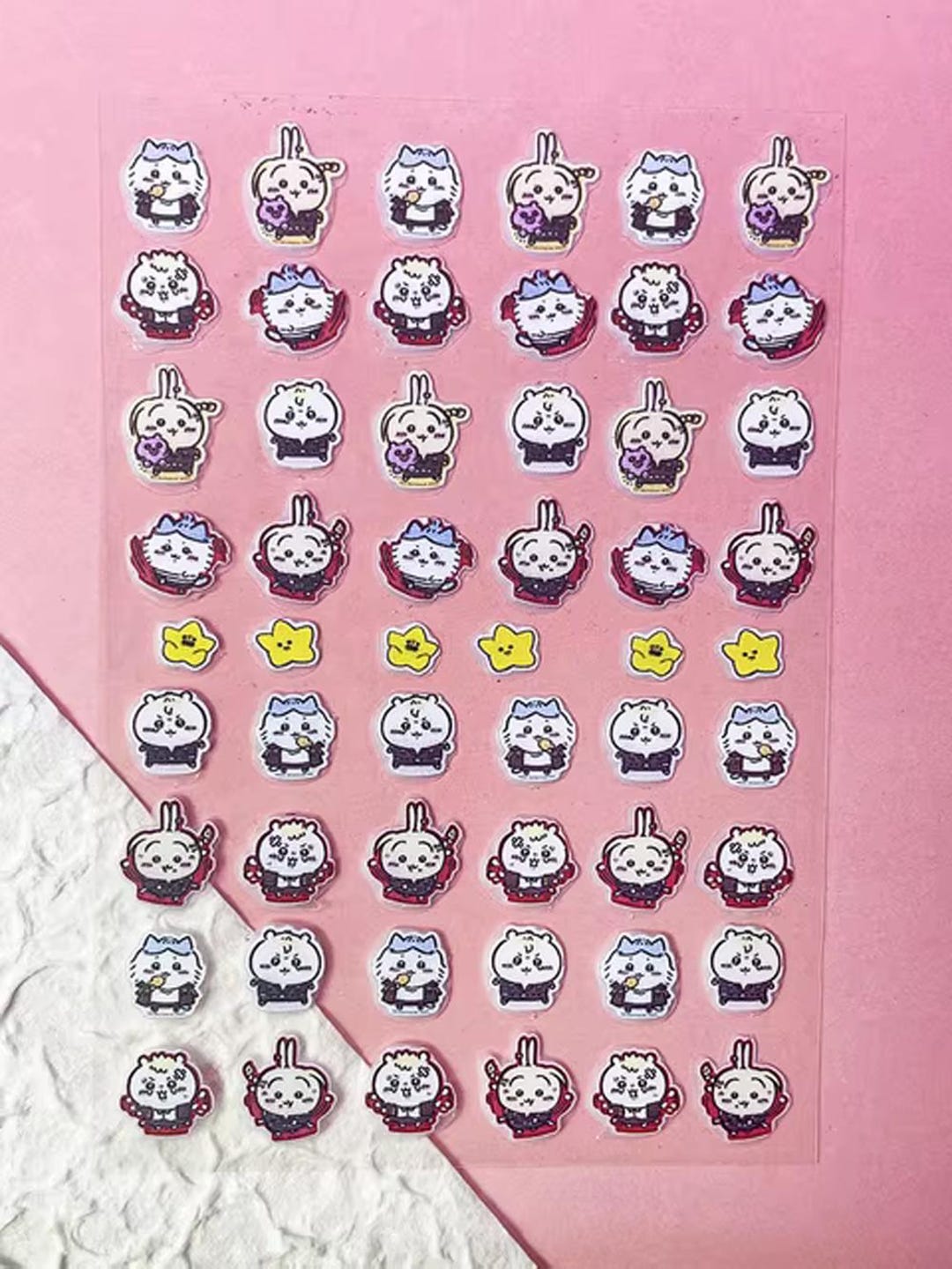 Japanese Chiikawa Character Nail Stickers - Etsy