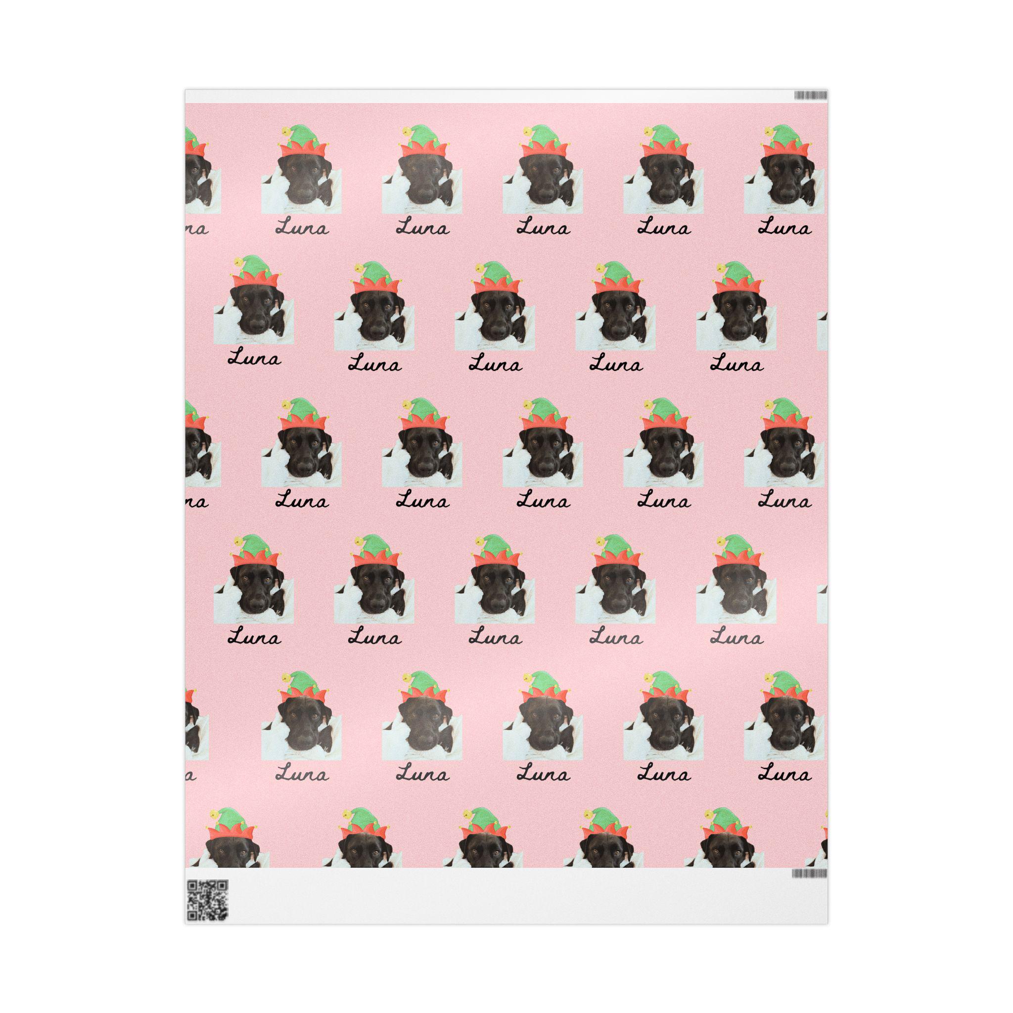 Custom Pet Gift Wrapping Paper Personalized Dog & Cat Designs Cute ...