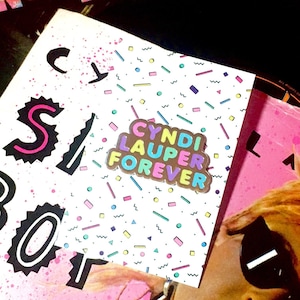 Cyndi Lauper - Cyndi Lauper Pin - Cyndi Lauper Fan - Girls Just Wanna ...