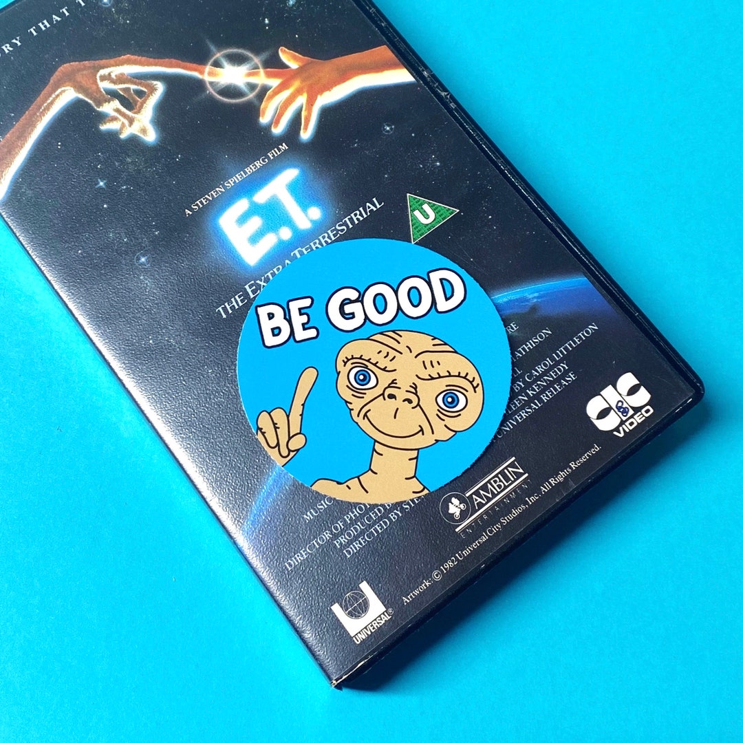 ET Sticker - E.T. Vinyl Sticker - ET the Extraterrestrial - I'll Be ...