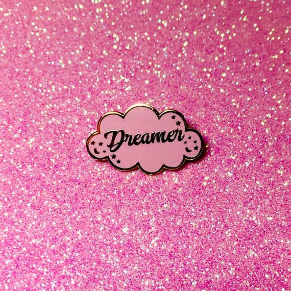 Dreamer Pin Daydreamer Pin Positive Vibes Pin Star and | Etsy